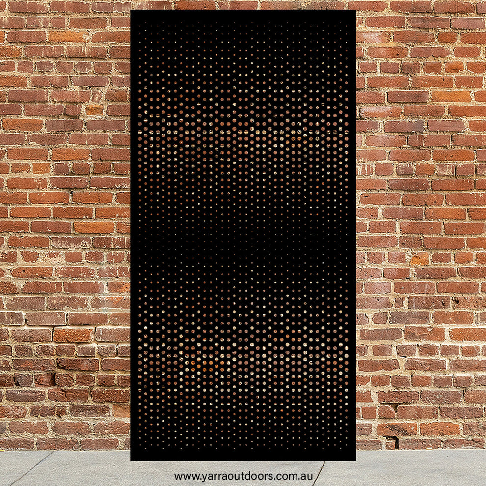 Halftone - CORTEN Steel / Powder Coated Decorative Wall Panel – Yarra ...