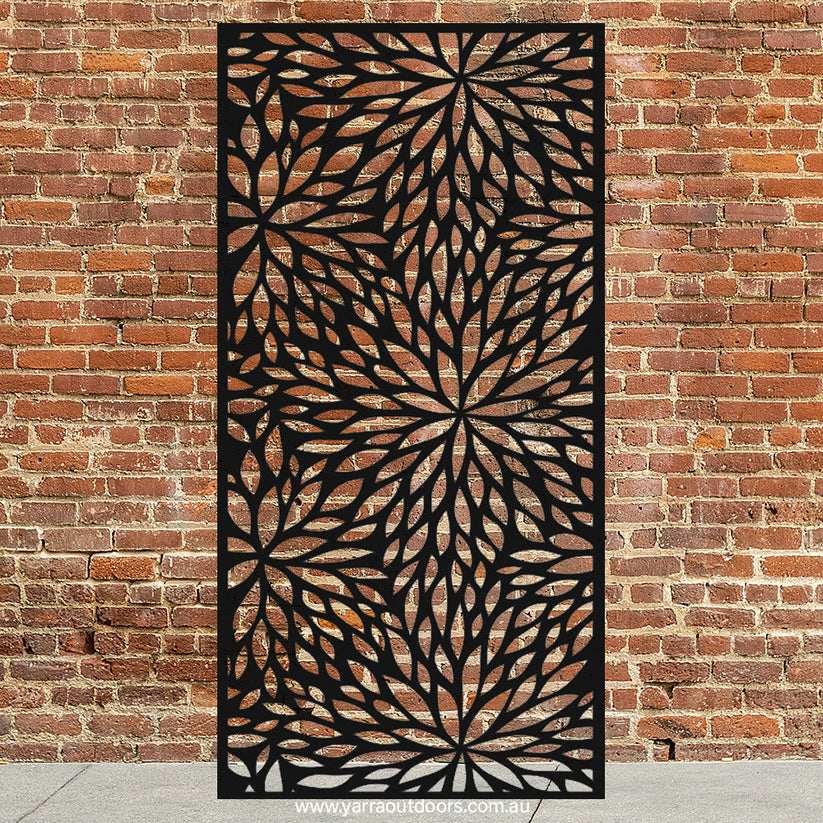 Petals 2 - CORTEN Steel / Powder Coated Decorative Wall Panel – Yarra ...