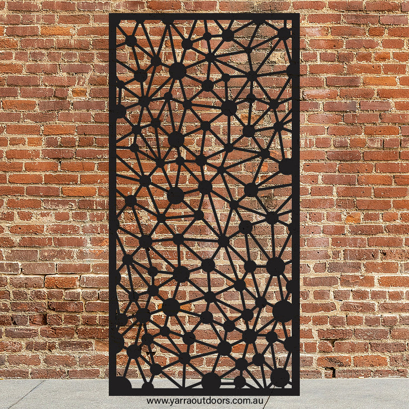 Web - CORTEN Steel / Powder Coated Decorative Wall Panel – Yarra Outdoors